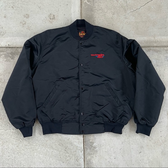 Game | Jackets & Coats | Made In Usa Vintage Hot Rods Bomber Jacket ...